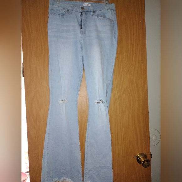 YMI | Jeans | Flared Ripped Jeans | Poshmark